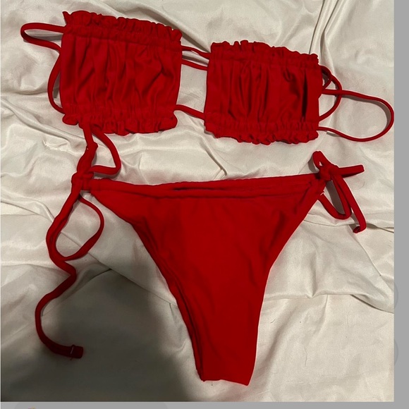 Swim | Red Shein Bikini Size Small | Poshmark